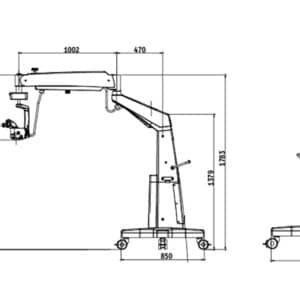 Buy Stella Ophthalmic Microscope Floor Mount